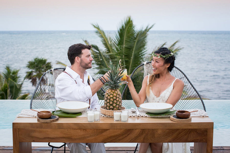 Heidi's Boho Chic Tulum Wedding – AMYO Bridal