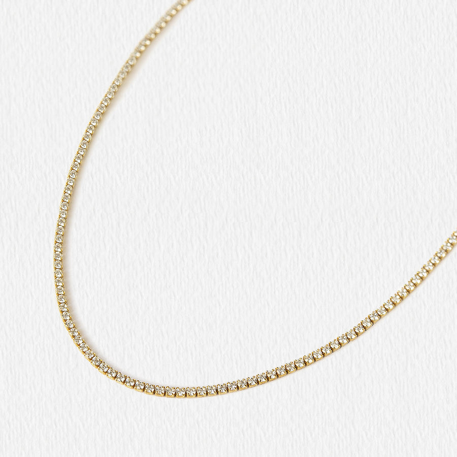 Gold Choker | Delicate Crystal Choker Necklaces – AMYO Bridal